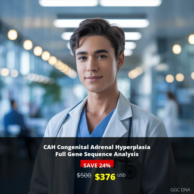 CAH Congenital Adrenal Hyperplasia Full Gene Sequence Analysis Test ...