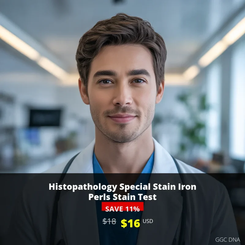 Iron Perls Stain Test USA - $16 | Histopathology Special Stain for Iron ...