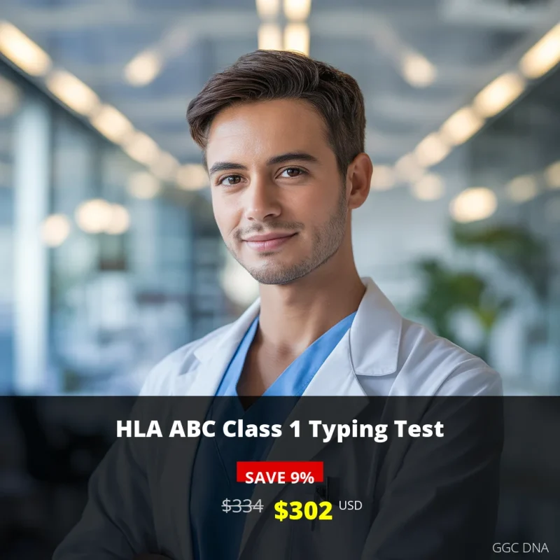 HLA ABC Class 1 Typing Test $302 USA | Comprehensive HLA Testing for ...