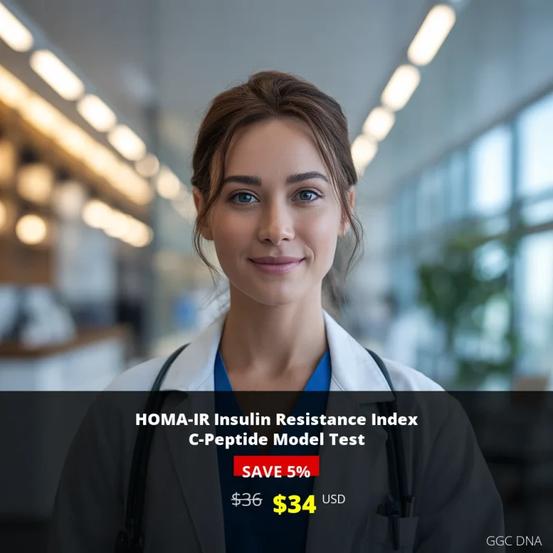 HOMA-IR Insulin Resistance Index C-Peptide Model Test - $34 USA ...
