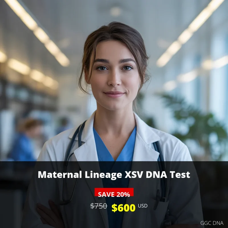 Maternal Lineage XSV DNA Test USA $600 | Genetic Ancestry & Family ...